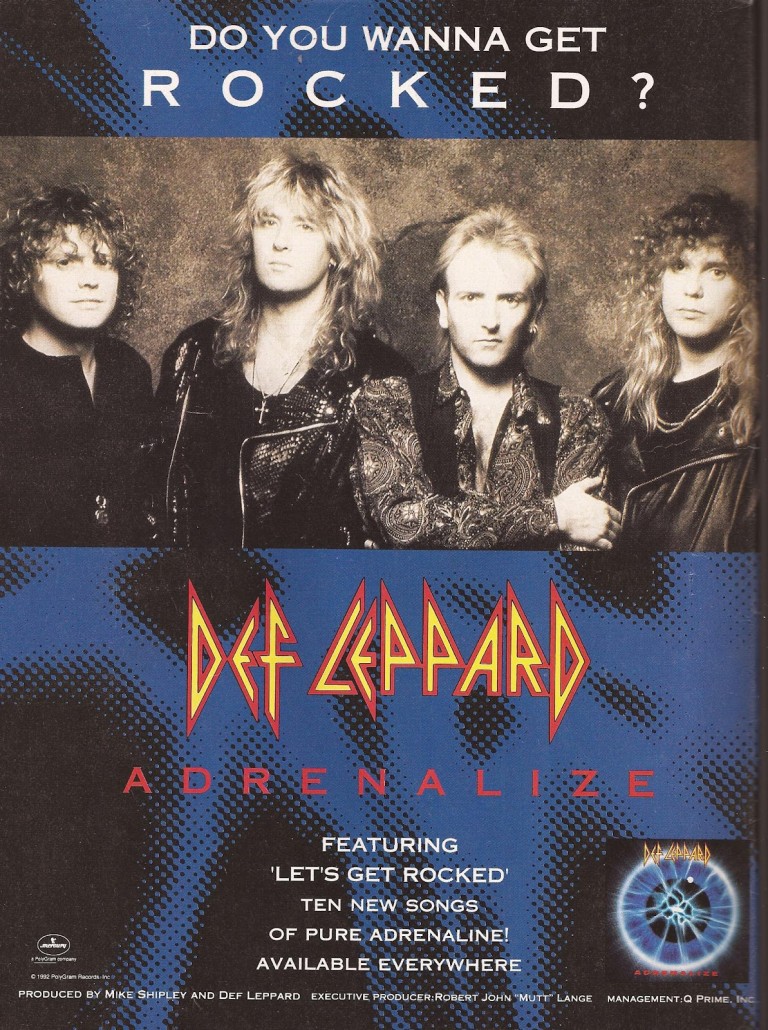Happy Birthday Adrenalize | Def Leppard
