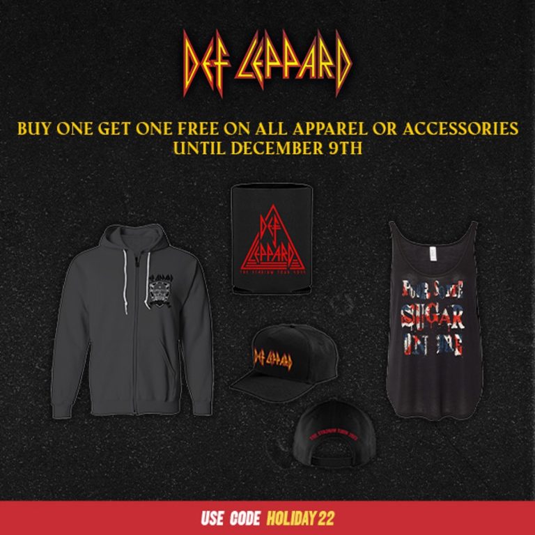 Merchandise Holiday Promo! | Def Leppard