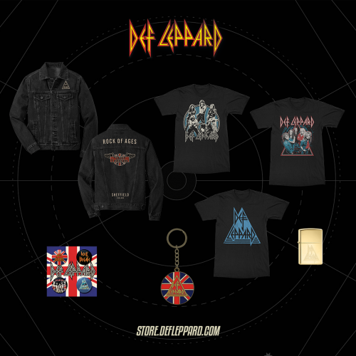 New Merchandise Store + Items! | Def Leppard