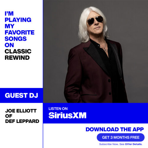 Joe Elliott Guest DJ - SiriusXM Classic Rewind | Def Leppard