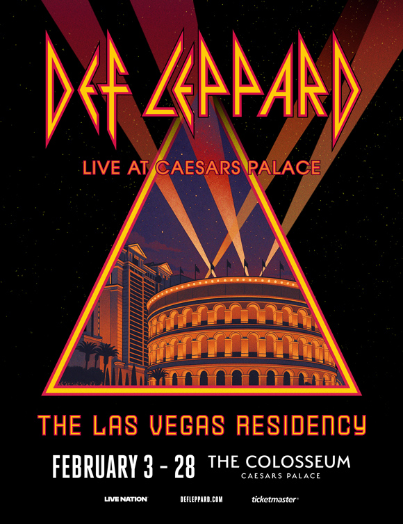 Def Leppard Announce Live at Caesars Palace - The Las Vegas Residency ...